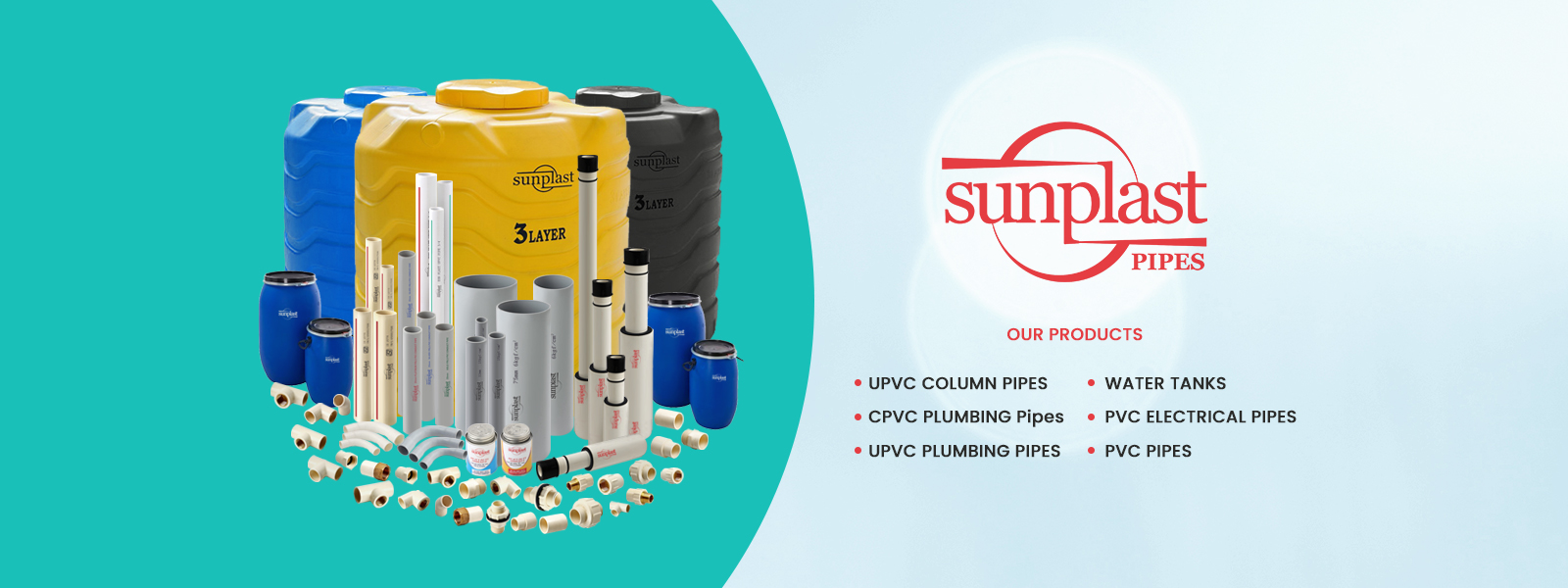 Best Pipe Manufacturers in India | Sunplast Pipes and Fittings